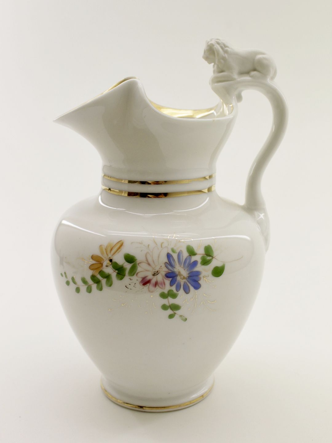 Middelfart-antiques - Bing & Grondahl chocolate lion pitcher